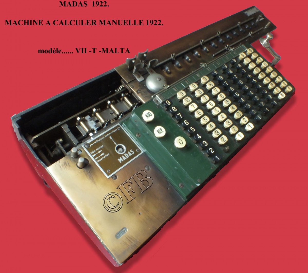 Photos de machines à calculer - ANCMECA